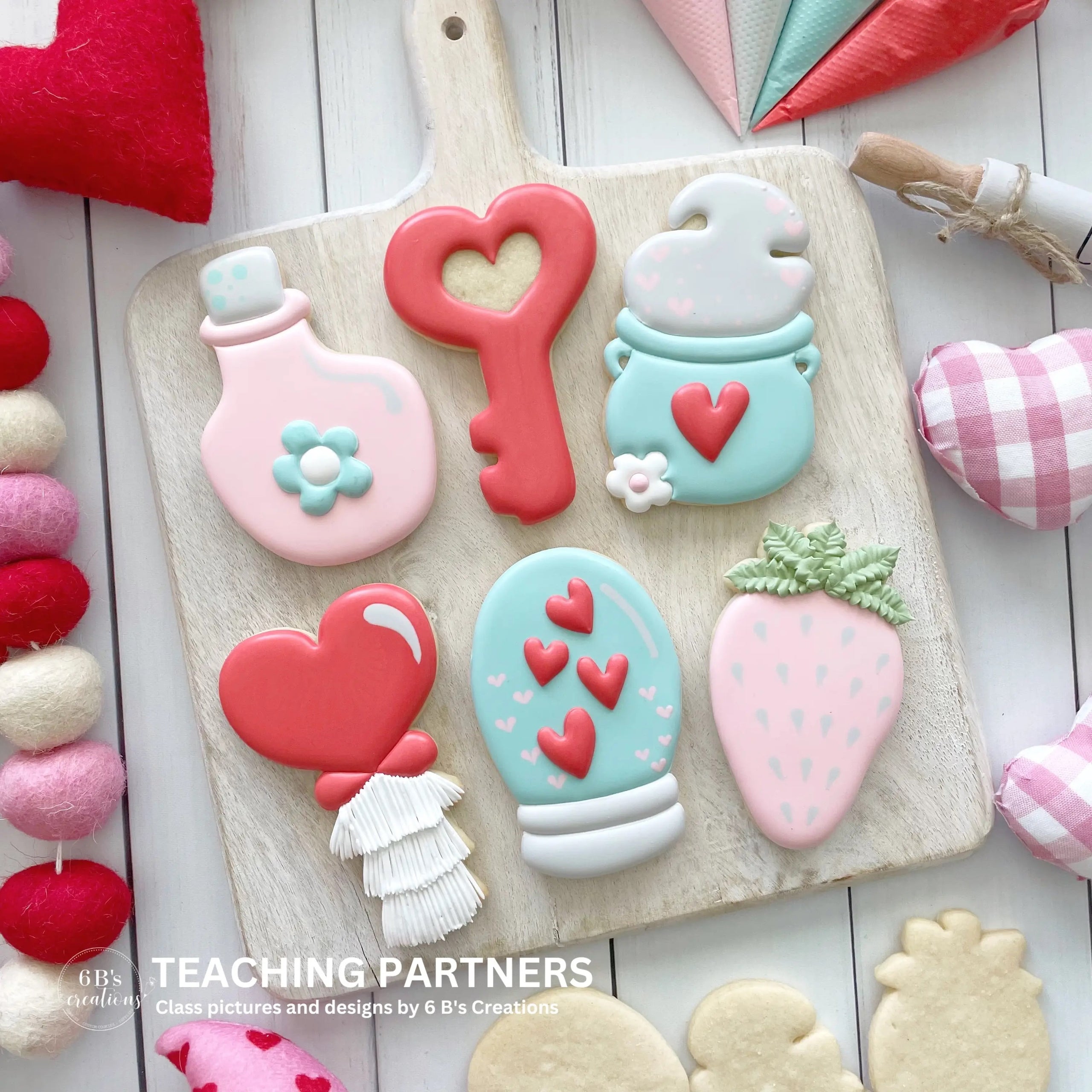Love Potion Cookie Decorating Class | Flour de Lis decorated cookies ...
